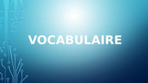 Calaméo - Vocabulaire