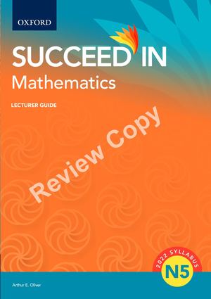 Calaméo - Mathematics N5 Lecturer Guide sample copy (Module 1)