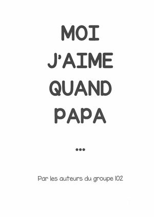 Calaméo - Livre Moi Jaime Quand Papa