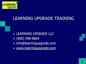 Calaméo - Learning Upgrade Training