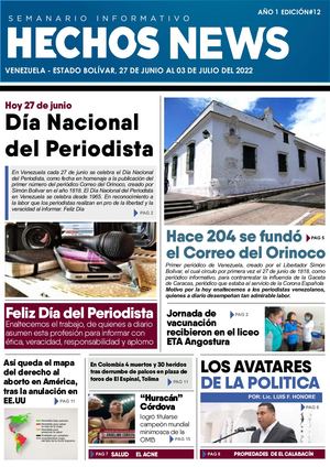 Calaméo - Edición #12 Hechos News