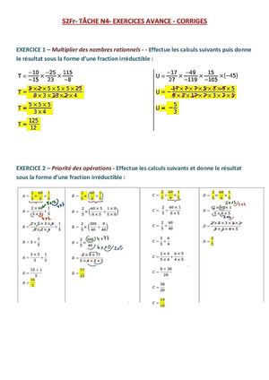 Calaméo - S2fr M1 T4 Ex Avancés Corrige