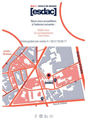 Calaméo - Plan d'accès ESDAC Paris