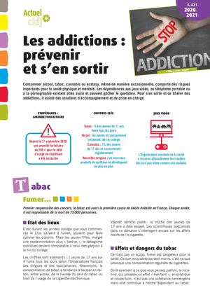 Calaméo - 5 421 Les Addictions Prevenir Et S En Sortir