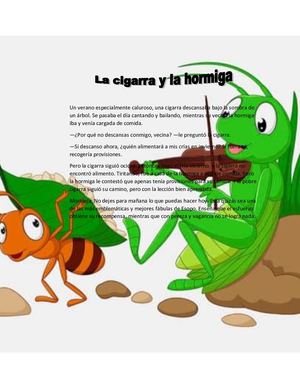 Calaméo - La Cigarra Y La Hormiga