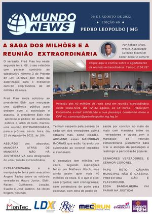Calaméo - Jornal Mundo News EDIÇÃO 40