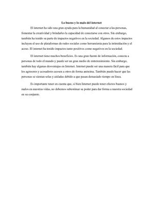 Calaméo - Lo Bueno Y Lo Malo Del Internet - Ana García