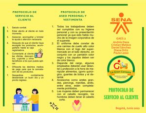 Calaméo - Protocolo Servicio Al Cliente