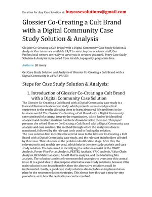 Calaméo - Glossier Co Creating A Cult Brand With A Digital Community ...