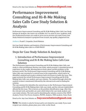 Calaméo - Performance Improvement Consulting And Hi R Me Making Sales ...