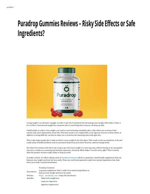 Calaméo - Puradrop Gummies Review