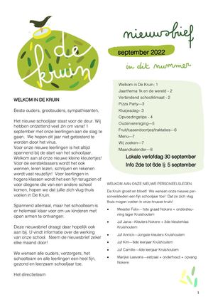 Calaméo - Nieuwsbrief September 2022