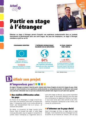 Calaméo - 8 22 21 Partir En Stage A L Etranger