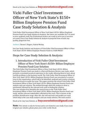 Calaméo - Vicki Fuller Chief Investment Officer Of New York State's ...