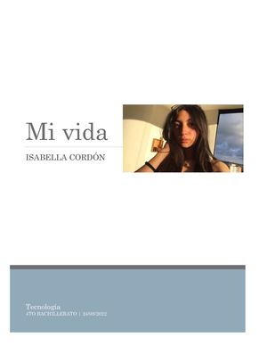 Calaméo - Mi Vida Autobiografía Isabella Cordón