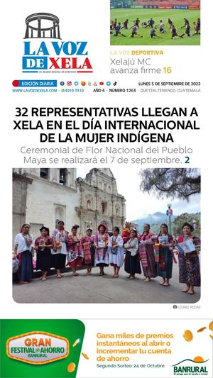 Calaméo - EDICIÓN DIGITAL #1263 del diario LA VOZ DE XELA