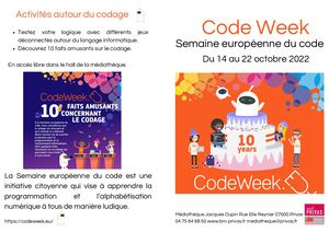 Calaméo - Code Week 2022