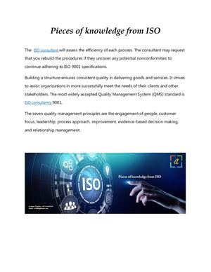 Calaméo - Pieces Of Knowledge From Iso