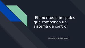 Calaméo - Elementos Principales Que Componen Un Sistema De Control