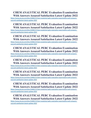 Calaméo - CHEM ANALYTICAL PEBC Evaluation Examination With Answers ...
