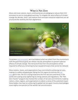 Calaméo - What Is Net Zero