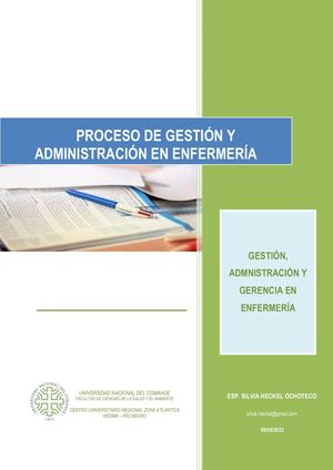 Calaméo - 2020 GESTIÓN, ADMiNISTRACIÓN Y GERENCIA EN ENFERMERÍA
