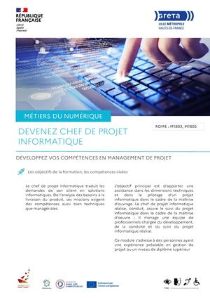 Calaméo - Formation Chef De Projet Informatique