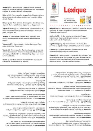 Calaméo - Lexique CM2 6e