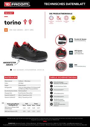 Calaméo - TECHNISCHES DATENBLATT TORINO FACOM DE