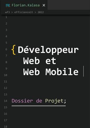 Calaméo - Dossier De Projet web