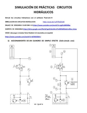 Calaméo - Simulación De Prácticas Circuitos Hidráulicos