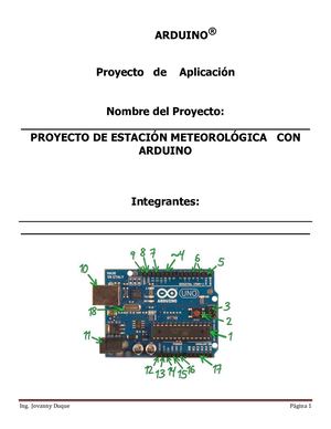 Calaméo - Proyecto De Estación Meteorológica Con Arduino