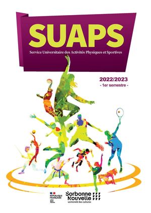 Calaméo - Brochure Suaps S1 2022 2023