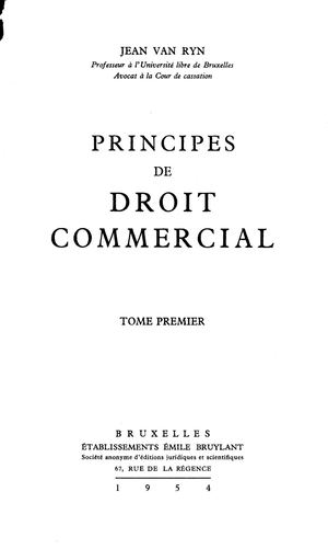 Calaméo - Van Ryn Droit Commercial