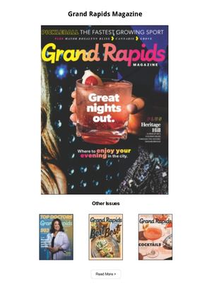 Calaméo - Grand Rapids Magazine