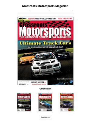 Calaméo - Grassroots Motorsports Magazine
