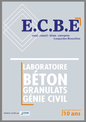 Calaméo - Plaquette ECBE - Laboratoire béton, granulats, génie civil