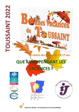 Calaméo - Que faire pendant les vacances de la Toussaint 2022