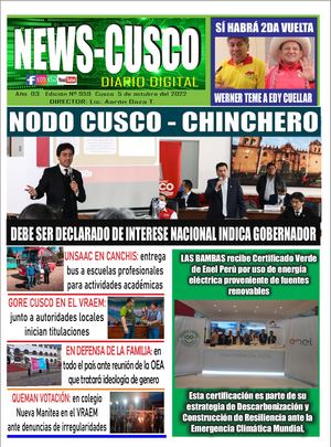 Calaméo - NEWS CUSCO 5 De Octubre 2022