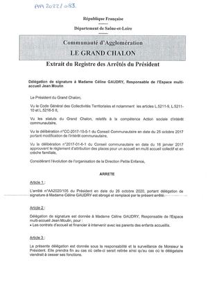 Calaméo - Délégation de signature Madame Céline GAUDRY