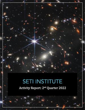 Calaméo - SETI INSTITUTE Q2 2022 ACTIVITY REPORT