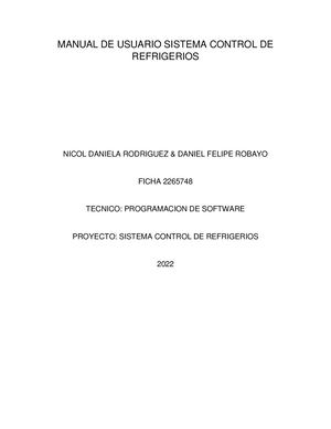 Calaméo - Manual De Usuario Sistema Control De Refrigerios