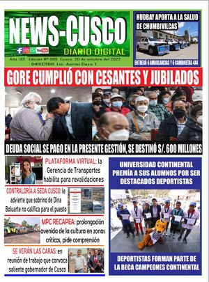 Calaméo - NEWS CUSCO 20 De Octubre 2022