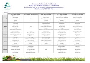 Calaméo - Menu Creche 24 octobre 2022 au 25 novembre