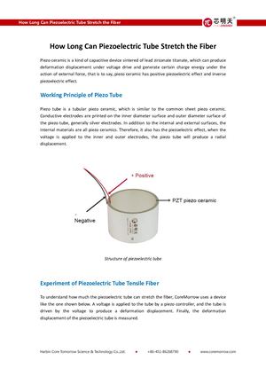 Calaméo - How Long Can Piezoelectric Tube Stretch The Fiber