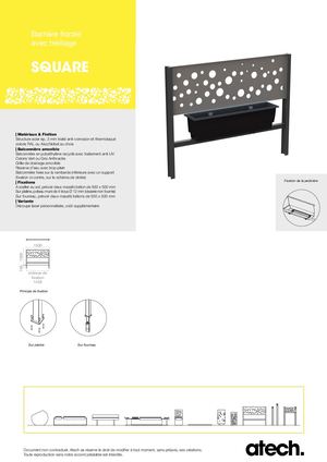 Calaméo - Atech Barriere Florale Avec Treillage Square