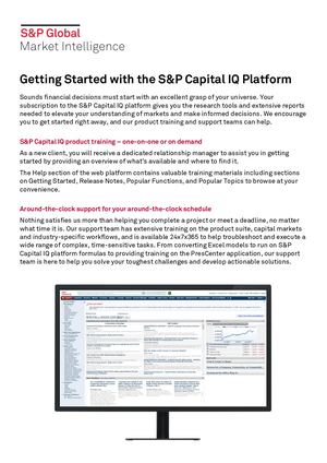 Calaméo - Getting Started Guide Sp Capital Iq Platform