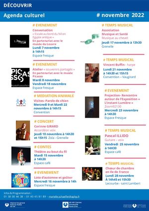 Calaméo - Agenda culturel novembre 2022 - VGR