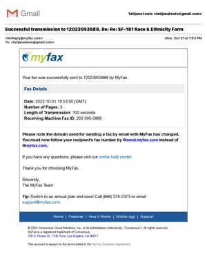 Calaméo - Successful Transmission To 12023953888OMB. Re: Re: SF 181 ...