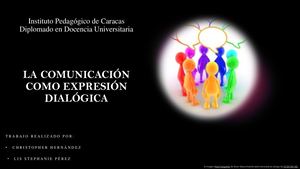 Calaméo - La Comunicación Como Expresión Dialógica 1
